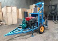 China 120 Meters Portable Water Drilling Machine With Diesel Engine for sale