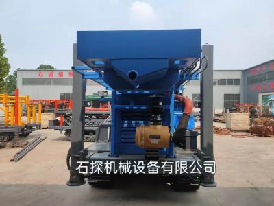 China Crawler Mounted Drill Rig 450m Depth 3.5MPa Geotechnical Engineering Hydraulic Drilling for sale