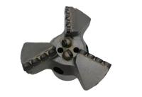 China Golden PDC Drag Bits 75mm-600mm for Soft Medium Formations | 4-Wing HDD Hole Openers for sale
