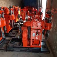 China GK200 Crawler Mounted Water Well Drilling Rig 200m Depth 75-300mm Borehole for sale