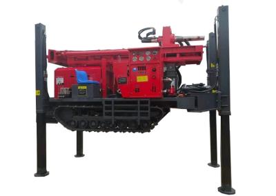 China 180m Depth  Pneumatic Water Well Drilling Rig with 55kw Diesel engine for sale