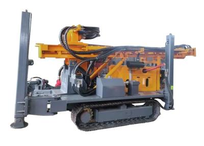 China 6.5M Hydraulic Crawler Pneumatic Drill Rig Machine With Air Compressor for sale