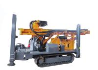 China 73KW Diesel Engine Track Water Well Drilling Rig 260m Depth Crawler Mounted for sale