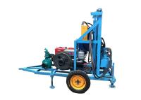 China Small Hydraulic Water Well Drilling Rig 100m Depth 20kw Engine Portable Mud Drilling Machine for sale