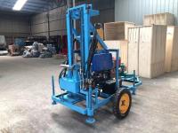 China Small Hydraulic Water Well Drilling Rig 100m Depth 20kw Engine Portable Mud Drilling Machine for sale
