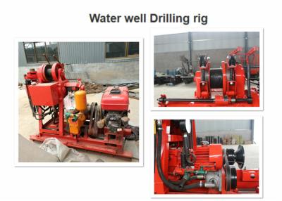 China High Speed Core Drill Rig 100-180m Drilling Depth With Hydraulic Feeding for sale
