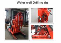 China Small Water Well Borehole Drilling Rig GK-200 200m Depth Hydraulic Feeding Custom Color for sale