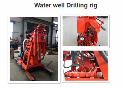 China Small Water Well Borehole Drilling Rig GK-200 200m Depth Hydraulic Feeding Custom Color for sale