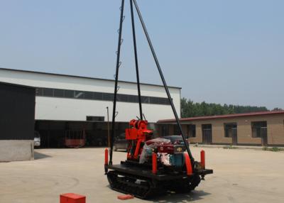China GK-200 Crawler Hydraulic Water Well Drilling Rig - 200m Depth, 300mm Diameter Capacity for Geological Exploration for sale