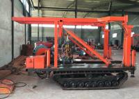 China Soil Investigation Crawler Mounted Drill Rig High Speed With Hydraulic Feeding for sale