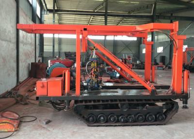 China Soil Investigation Crawler Mounted Drill Rig High Speed With Hydraulic Feeding for sale