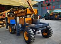 China 200m Trailer Hydraulic Well Drilling Rig With Mud Pump Or Air Compressor for sale