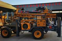 China 65KW Diesel Engine Water Well Drilling Rig 200m Depth 105-305mm for Agriculture Geothermal for sale