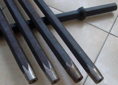 China Carbon Steel Integral Drill Rods B22 for Mining - 0.8-6m Length Range with 4-12 Degree Taper Options for sale