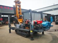 China ST 180 Pneumatic Drilling Rig 180m Depth Crawler Mounted for Water Well Drilling for sale