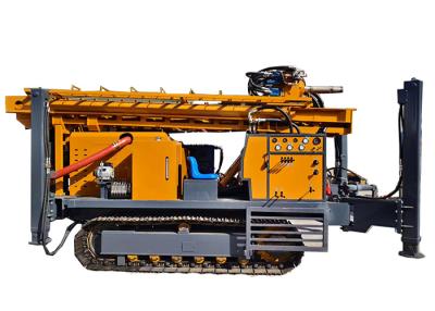 China 1000m Crawler Hydraulic Water Well Drilling Rig 6 Cylinder Diesel Engine for sale