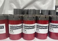 China NX BX Impregnated Diamond Core Drill Bit 75mm & 60mm for Geological Exploration and Mining for sale
