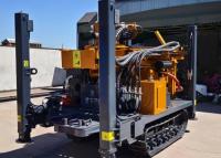 China Pneumatic Crawler Water Well Drilling Rig 180m Depth 140-254mm Borehole for sale