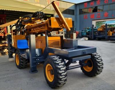 China Africa ST260 Tire Type Drill Rig With Mud Pump / Air Compressor for sale