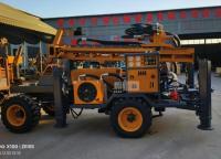 China Self Propelled / Cargo Trailer Mounted Water Well Drilling Rig With Large Power Head for sale