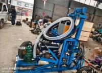 China ST-150 Water Well Drilling Rig 100-200m Depth 300mm Diameter Tire Mounted Mud Drilling for sale