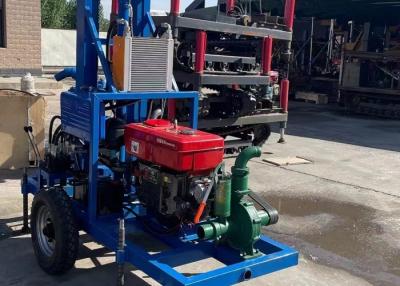 China ST-150 Water Well Drilling Rig 300mm Diameter 200m Depth Diesel Electric Mud Drilling for sale