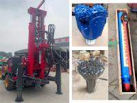 China Red / Yellow / Blue Pneumatic Big Drilling Machine For Deep Water Well High Working Efficiency for sale