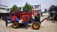 China 180m Deep Rock Drill Bore Rig Machine 55KW Diesel Crawler with Drill Pipe and Bit for sale