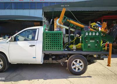 China Geological Exploration Borewell Drilling Truck Easy Moving for sale