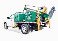 China Geological Exploration Borewell Drilling Truck Easy Moving for sale