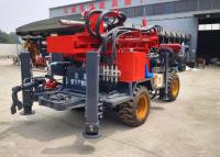 China Diesel Engine Crawler Drilling Rig 260m Depth 8.9T for Water Well Irrigation Boreholes for sale