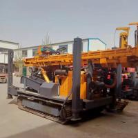 China 100m 200m 300m Crawlerbig Drilling Machine With High Power Diesel Engine for sale