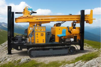 China 100m 200m 300m Crawlerbig Drilling Machine With High Power Diesel Engine for sale