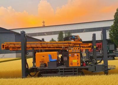 China ST 300 Crawler Mounted Water Well Drilling Rig 300m Depth 105-305mm Hole for sale