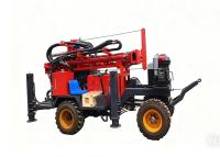 China ST-300 8T Crawler Mounted Water Well Drilling Rig 100-300M Depth DTH Mud Drilling for sale