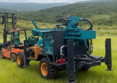 China Crawler Mounted Pneumatic Drilling Rig 200m Depth 90-300mm Hole Diesel Powered for sale