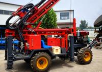 China Pneumatic Drilling Rig 260m Depth 150HP Diesel Engine for Rocky Strata Blasting for sale