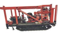 China Underground Diamond Core Portable Well Drilling Rig Drill Depth 300m Diesel / Motor Power Type for sale