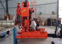 China ST200 Red Color Portable Water Well Drilling Rig 200m Depth 300mm Bore for sale