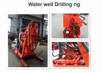 China Hydraulic Feeding Water Well Borehole Drilling Rig - 180m Depth, 200mm Diameter Capacity for sale