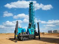 China High Efficiency Drilling Rig 10-35m/h Footage 73KW Engine 260m Depth for sale