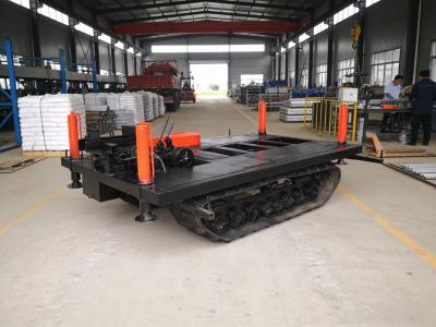 China Hydraulic Crawler Drilling Rig Walking Chassis Transportation 8 Wheels Wider Platform for sale