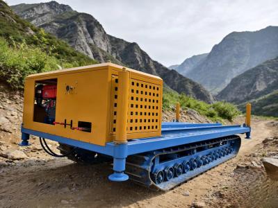 China Customizable Extended Crawler Chassis 0-15 Ton Load Capacity for Complex Terrain Drilling Rigs for sale