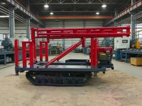 China Thickened Hydraulic Tower Crawler Walking Chassis With Electric Starter for sale