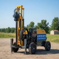 China 50 Meters Depth Small Drilling Rig Easy Movement For Personal Project for sale
