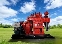 China Tracked Chassis Diamond Core Drilling Machine With Bw160 Mud Pumb for sale