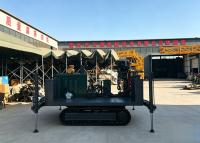 China Heavy Duty Steel Tracked Chassis With Remote Control Crane Boom For Construction & Drilling for sale