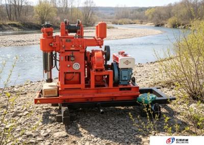 China XY-1A Borehole Drilling Machine 150m Depth 600kg Diesel Engine for Mining Coring for sale