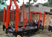 China Crawler Hydraulic Core Drill Rig 200m Depth Diesel Powered Portable Drilling Machine for sale