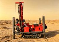 China Desert Construction Compact Crawler Drill Machine With Drilling Rods/drilling Bit for sale
